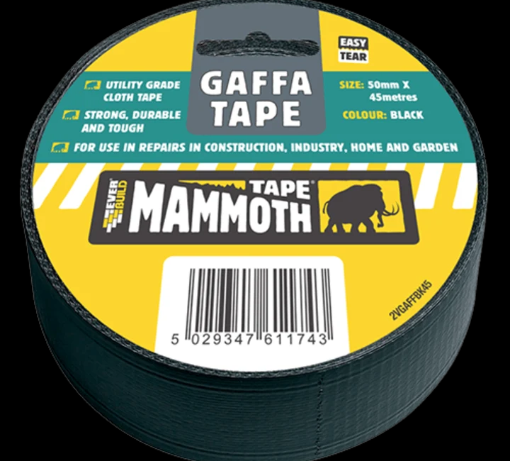 Gaffa Tape Black 50mm x 45m (467448) – Walkers The Builders Merchant Ltd