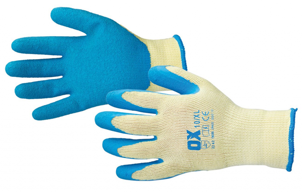 OX Pro Latex Grip Gloves Size 9 (L) – Walkers The Builders Merchant Ltd