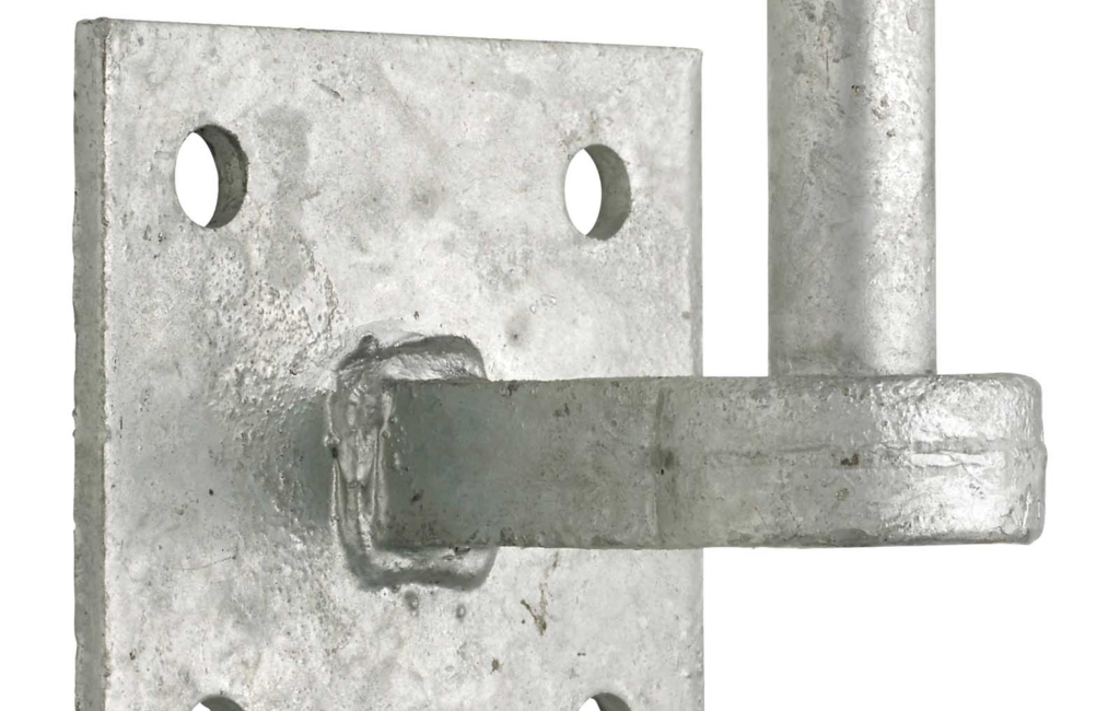19mm No.153EX Hook on 4″ x 4″ Plate with Extended Shoulder – PREPACKED ...