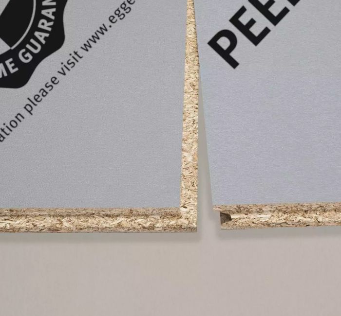 22mm PEEL CLEAN T&G Chipboard Flooring (2400x600mm) Moisture Resistant ...